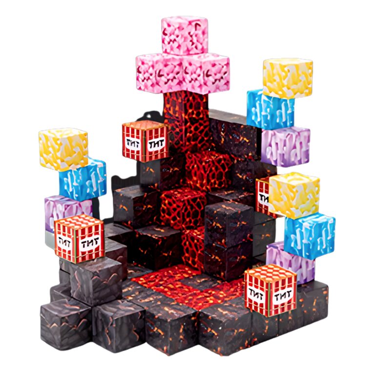 WOOPIE Magnetic Blocks Cubes Pixels 74 tk. - LENDELA